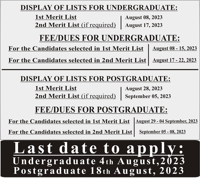 PMAS-AAUR Admissions Fall 2023